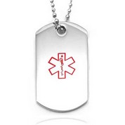 Medical Dog Tags | Engraved Dog Tags